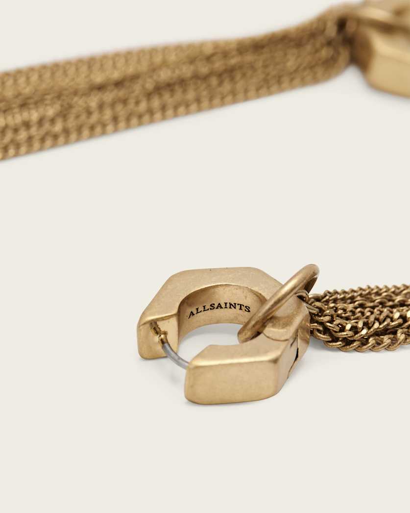 Rae Chain Earrings Antique Gold | ALLSAINTS DE